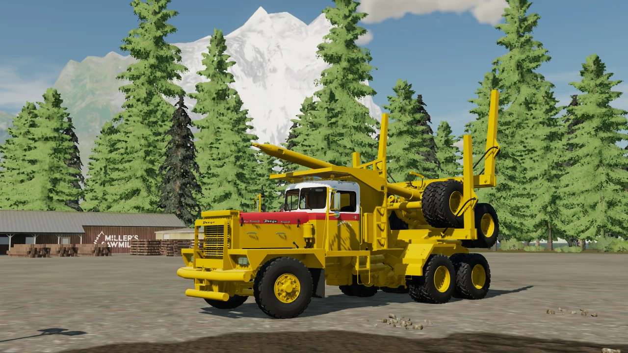 FS22 Pacific P16 Logging Truck v1.1 - FS 22 Trucks Mod Download