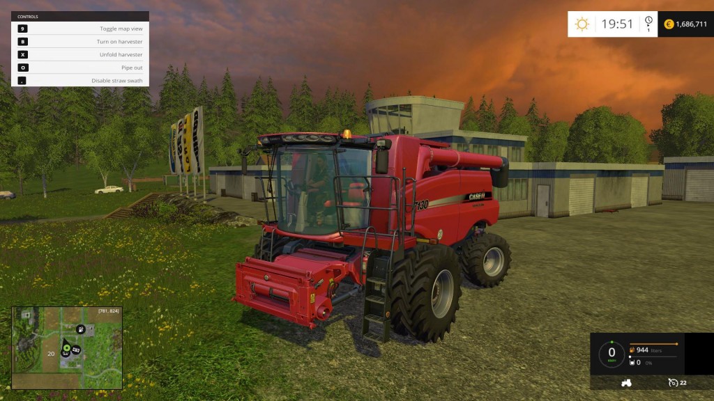 CASE IH 7130 DUALLY COMBINE V1.1 - FS 15 Combines Mod Download