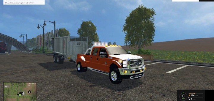 FORD DUALLY METALIC BLUE FS 2015 - FS 15 Cars Mod Download