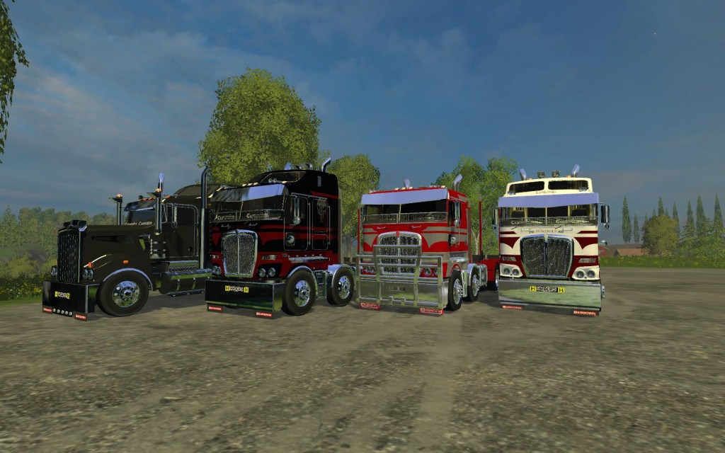 KENWORTH T908 V1 0 Trucks (3) - Farming simulator 19 / 17 / 15 Mod