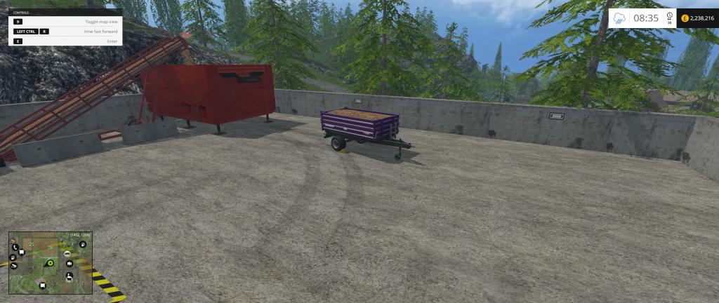 BRANTNER COMPOST TRAILER V1 0 for FS 15 (2) - Farming simulator 19 / 17 / 15 Mod