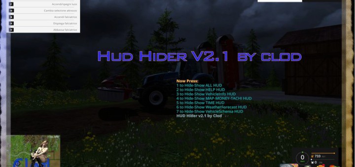 Hud Hider - Farming simulator 19 / 17 / 15 Mods