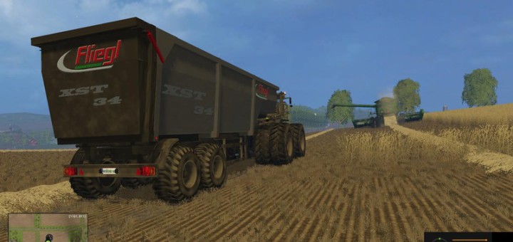 Fliegl Semi Trailers - Farming simulator 19 / 17 / 15 Mods