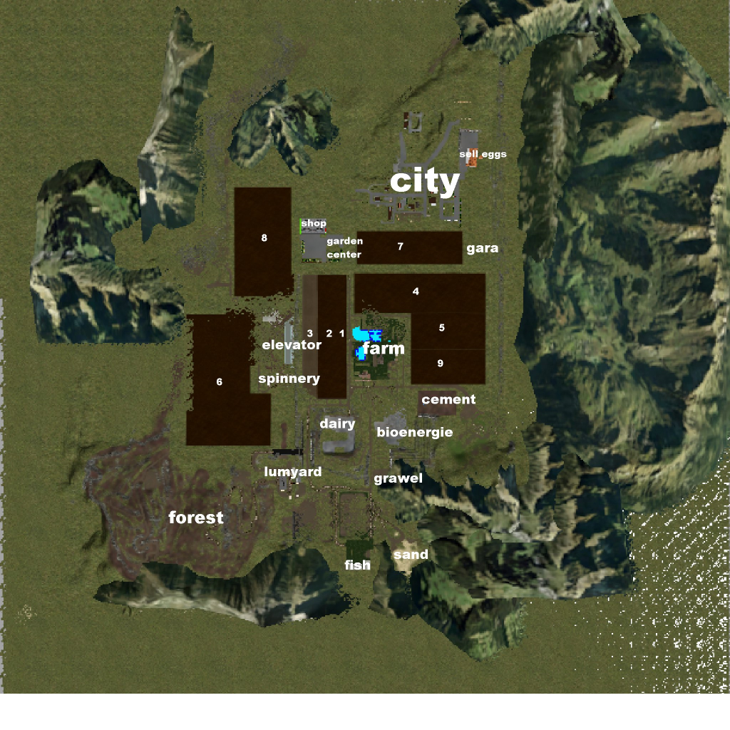 My City Map for FS 2015 - Mod Download