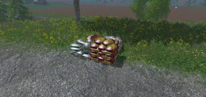 Placeable Seed Pallets - Farming simulator 19 / 17 / 15 Mods
