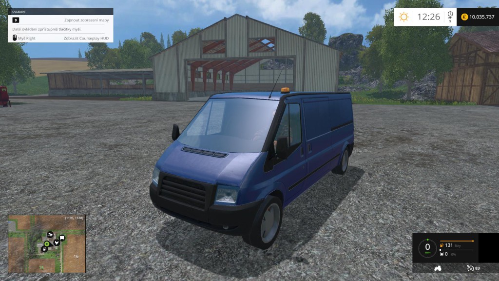 Driveable traffic van V 1.1 for FS 2015 - Mod Download