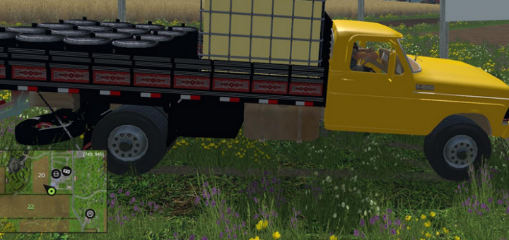 FS15 2011 FORD F550 FLATBED V1.0 - FS 15 Cars Mod Download