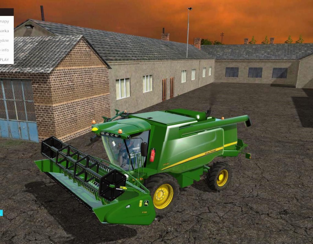 JOHN DEERE W540 FS15 Combine V1.0 - FS 15 Combines Mod Download