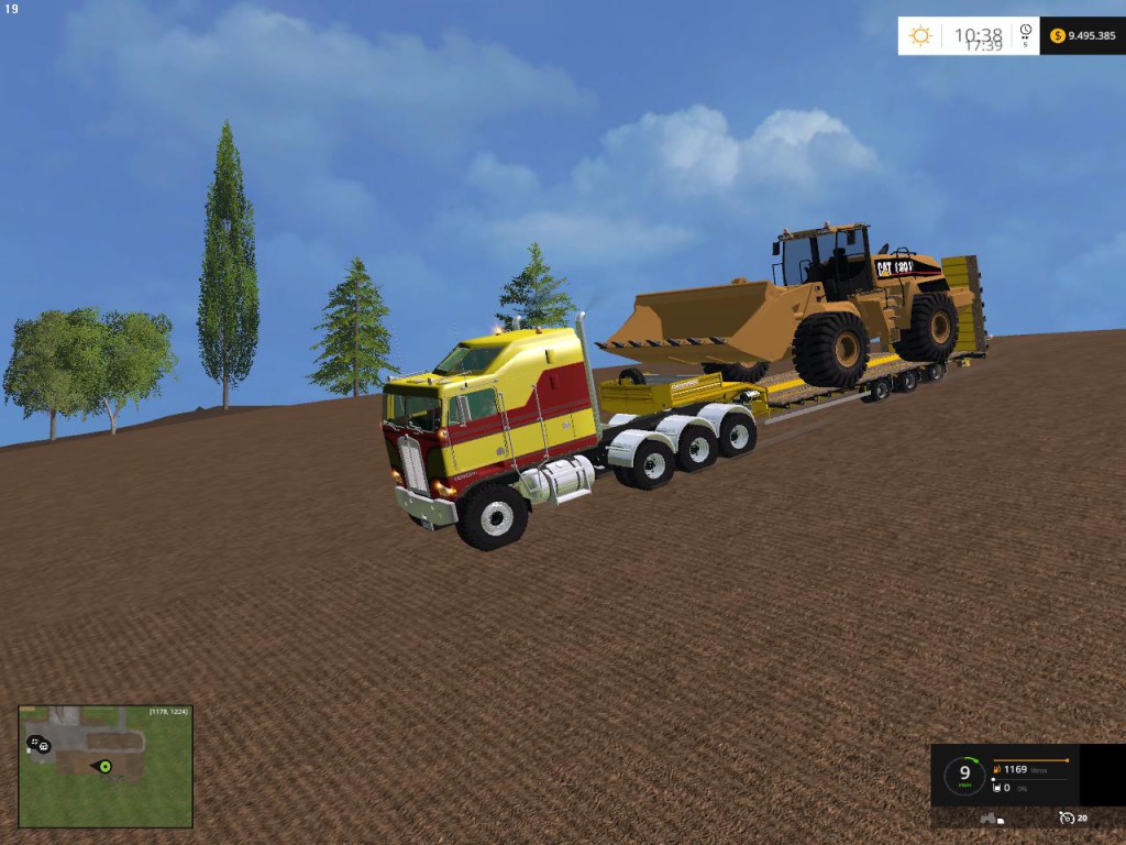KENWORTH K100 CABOVER TRUCK V1 (8) - Farming simulator 19 / 17 / 15 Mod