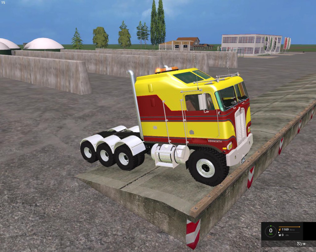 KENWORTH K100 CABOVER V1.1 for FS 2015 (7) - Farming simulator 19 / 17 ...
