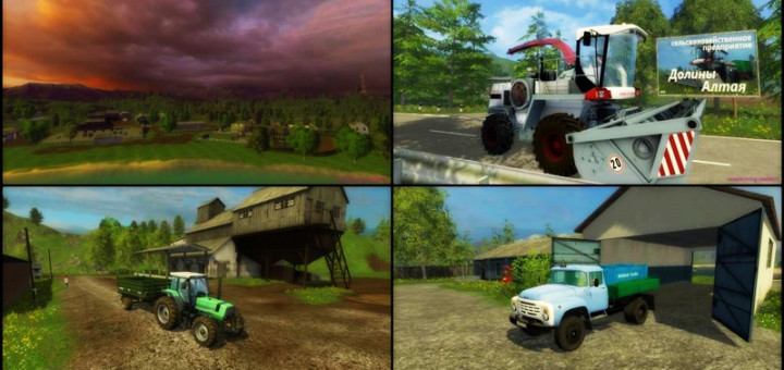 Altai Valley Map - Farming simulator 19 / 17 / 15 Mods