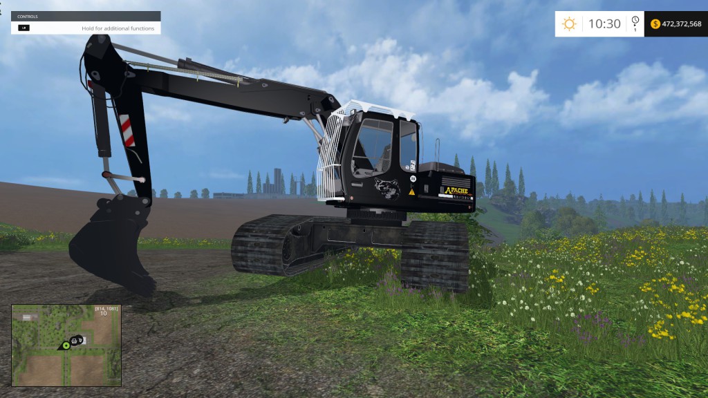 Apache demolition FS 2015 - FS 15 Forklifts & Excavators Mod Download