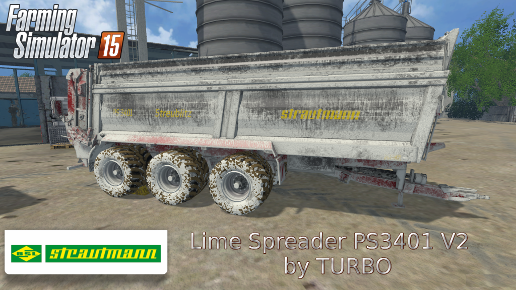 Lime Spreader PS 3401 V Trailer 2.0 FS 2015 - Mod Download