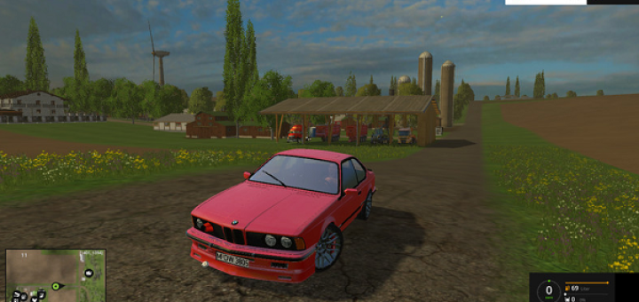 FS15 BMW E24 CAR V1.0 - FS 15 Cars Mod Download