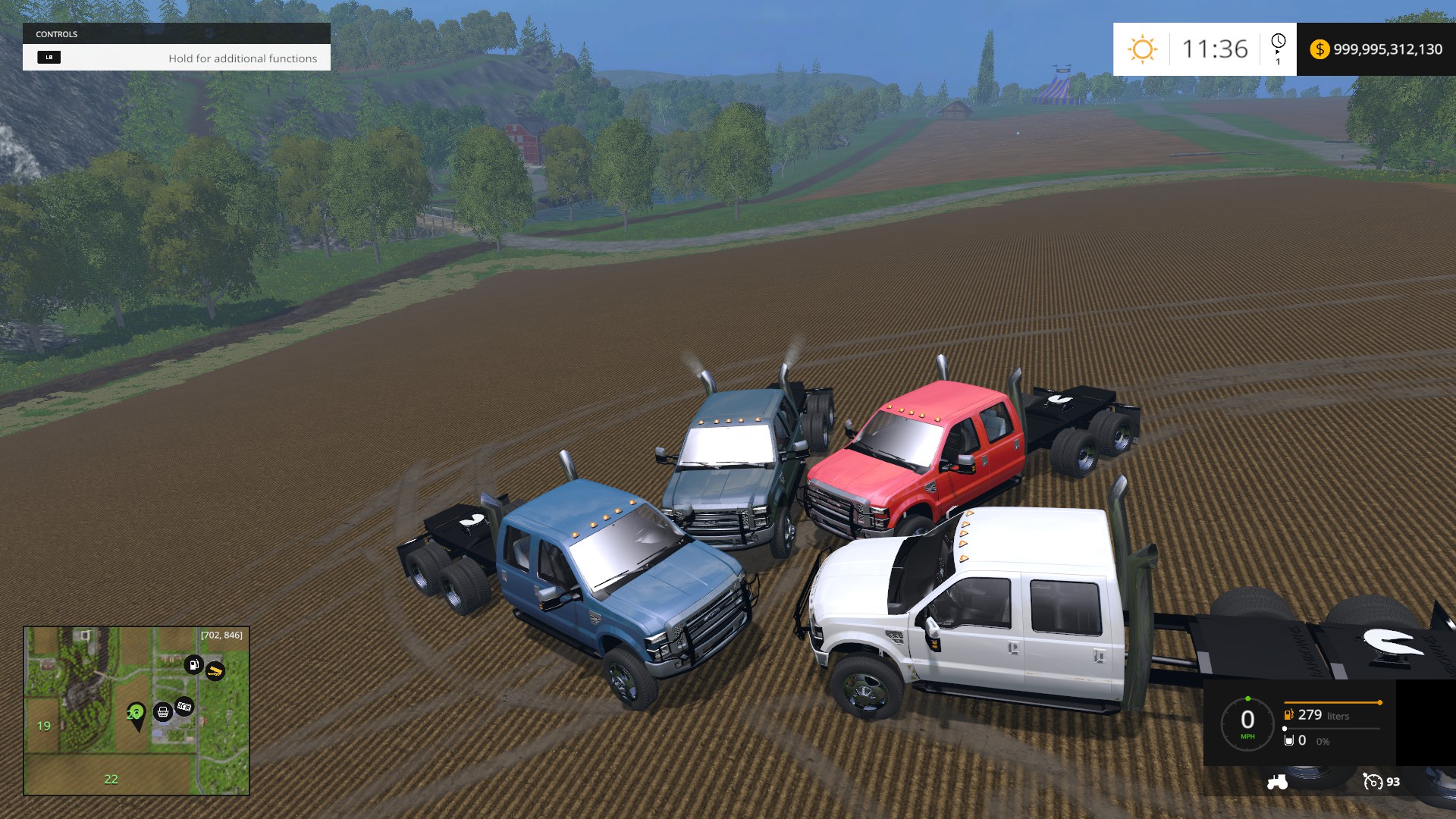 F350 Ford Diesel 6×6 pack for FS 15 - Farming simulator 19 / 17 / 15 Mod