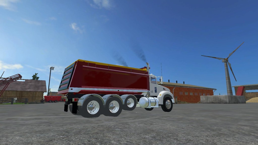 384 PETERBILT DUMP TRUCK V4 FS 15 (7) - Farming simulator 19 / 17 / 15 Mod