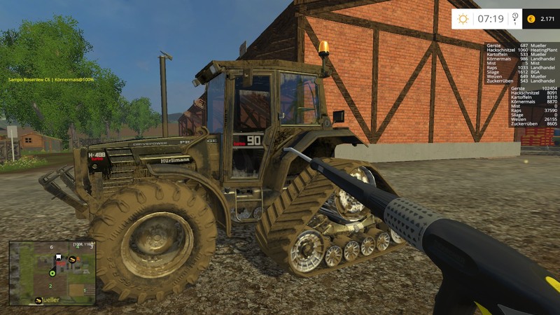 Hürlimann H488 Tractor tuning V 1.5 Twin Wheels - Mod Download