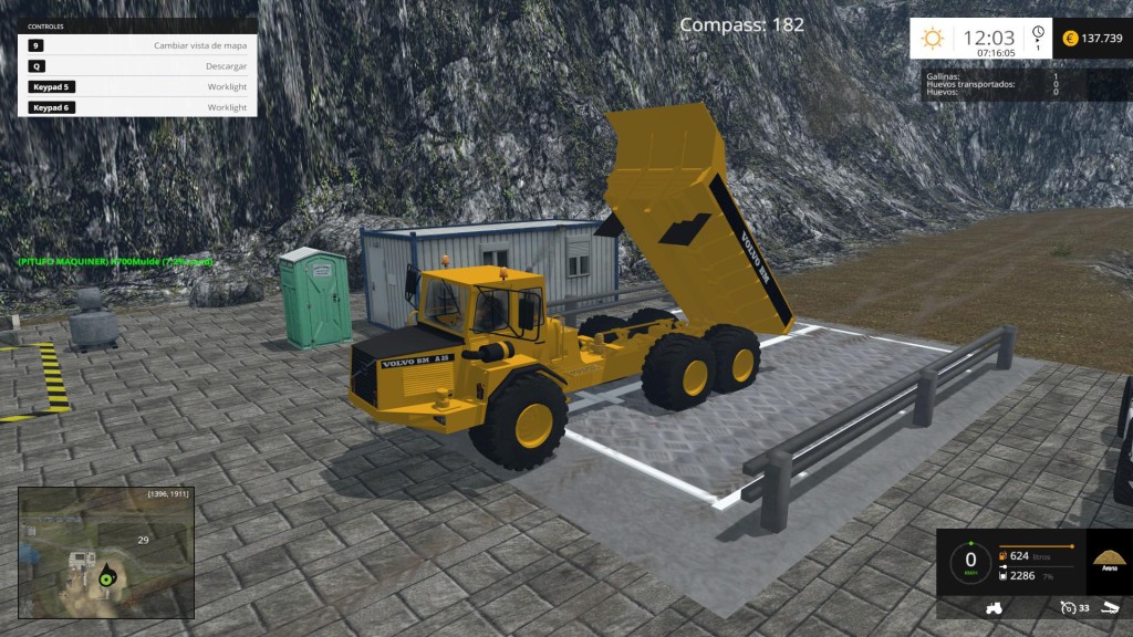 VOLVO A25 Truck V1 (1) - Farming simulator 19 / 17 / 15 Mod