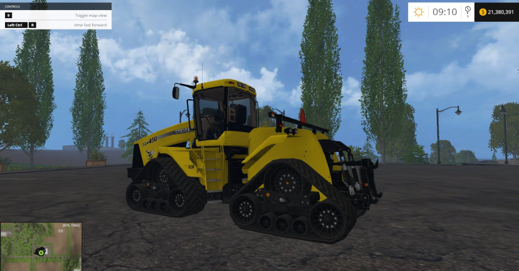 Case STX Yellow Tractor - Mod Download