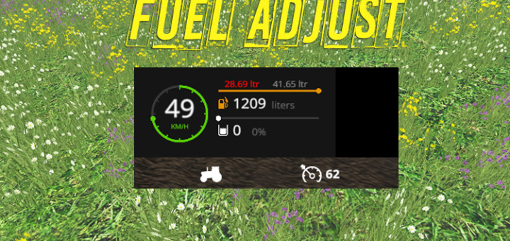 Fuel Adjust - Farming simulator 19 / 17 / 15 Mods