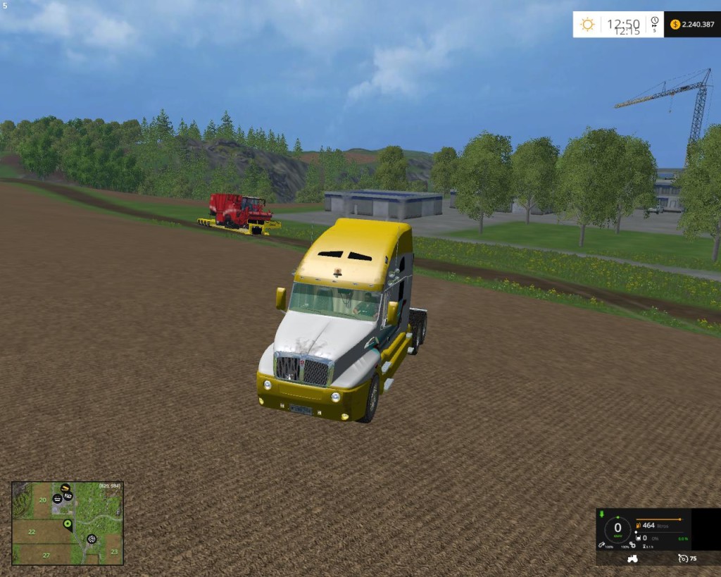 KENWORTH T680 TRUCK V1 (1) - Farming simulator 19 / 17 / 15 Mod