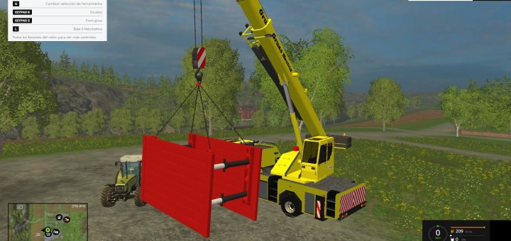 Functional Truck Crane - Farming simulator 19 / 17 / 15 Mods