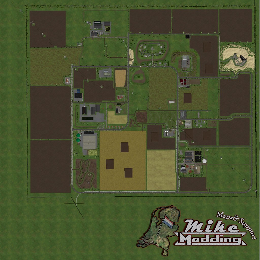 REBUILDING NETHERLANDS MAP V1 (31) - Farming simulator 19 / 17 / 15 Mod