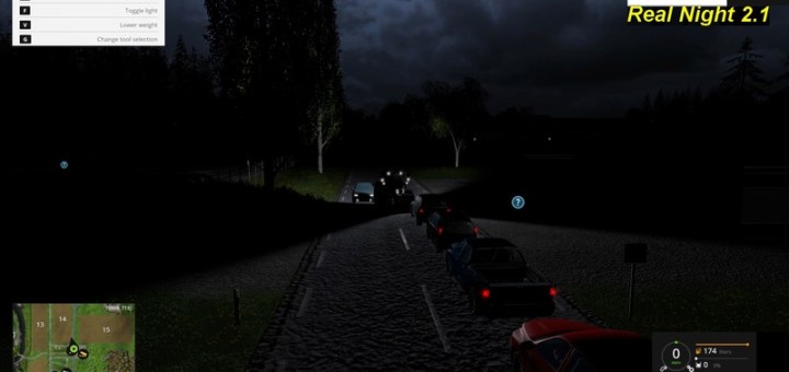 Real Night - Farming simulator 19 / 17 / 15 Mods