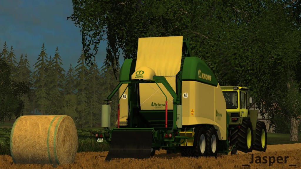 KRONE ULTIMA NO GLOSS FINAL MOD (5) - Farming simulator 19 / 17 / 15 Mod