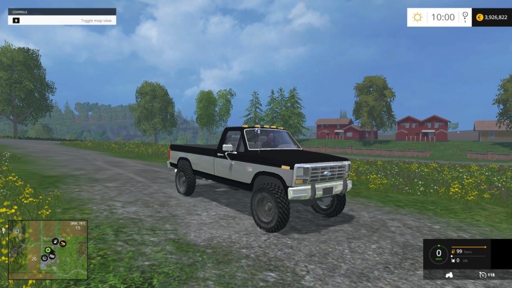 1985 FORD F250XLT DIESEL 4X4 V1.0 LS15 - FS 15 Cars Mod Download