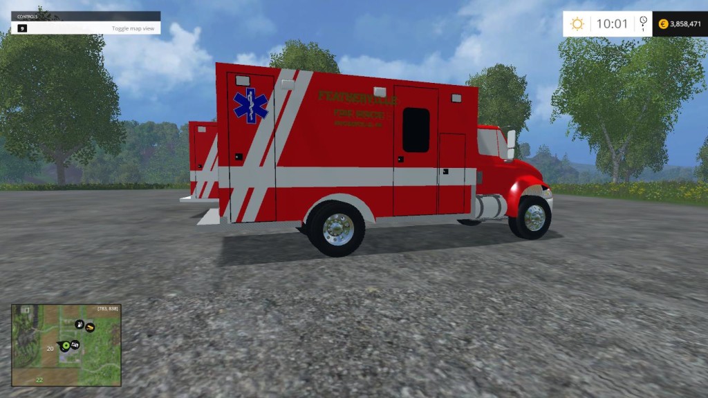 AMBULANCE PACK V1.0 MOD (1) - Farming simulator 19 / 17 / 15 Mod