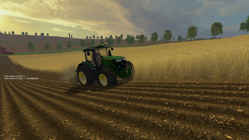 JD 7310 R V3R Plow Wheels Tractor (3) - Farming simulator 19 / 17 / 15 Mod