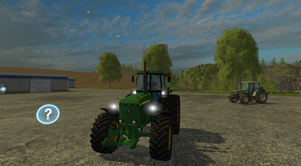 JOHN DEERE 4455 TRACTOR (2) - Farming simulator 19 / 17 / 15 Mod