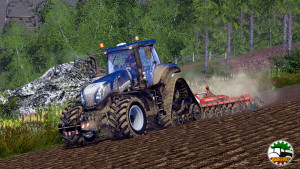 New Holland T8.435 Tractor V 1.0 BluePower SmartTrax Edit By Gabry982 ...