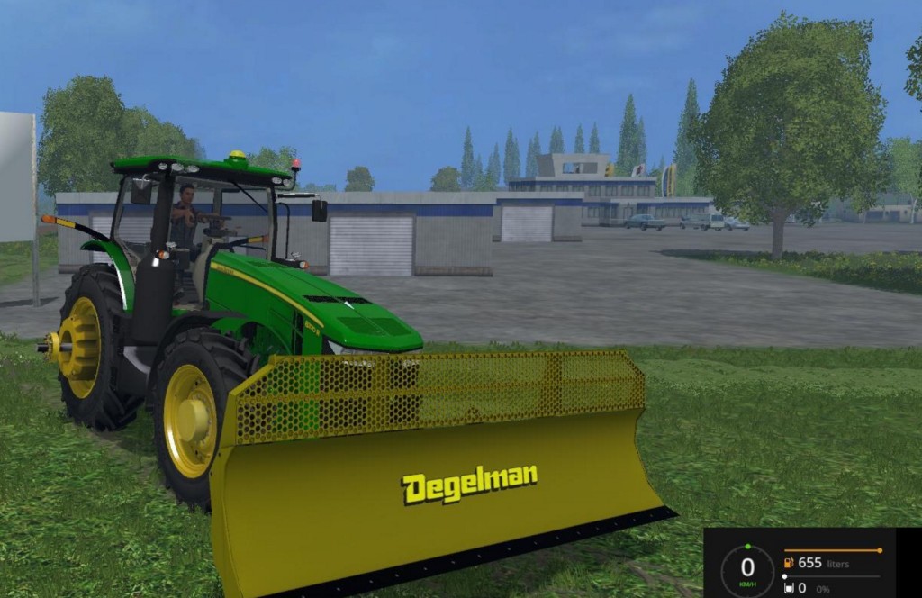 JOHNDEERE 8370R AND DEGELMAN SILAGE BLADE V1.0 FS15 - Mod Download