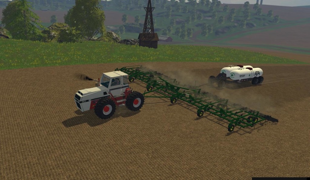 DOUBLE ANHYDROUS TANK WAGON V1.0 MOD - FS 15 Trailers Mod Download