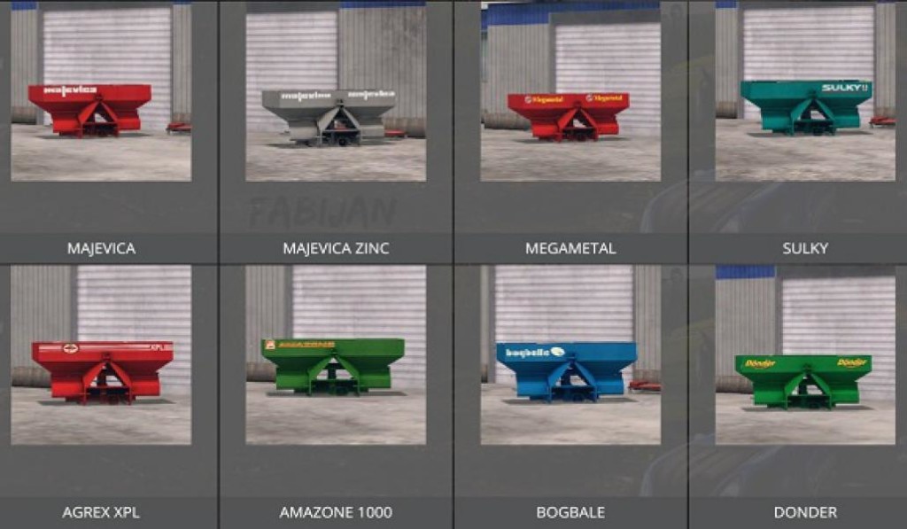 FERTILIZER SPREADER PACK FS15 - FS 15 Packs Mod Download