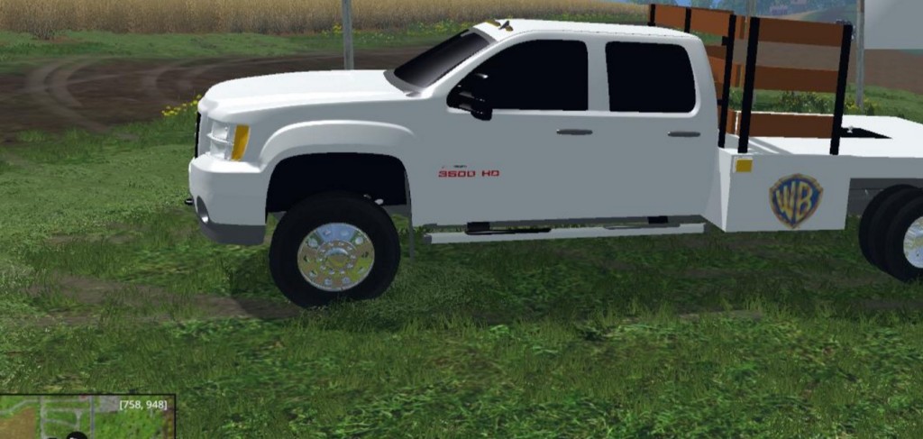 GMC SIERRA 3500 FLATBED V2 LS 2015 - FS 15 Cars Mod Download