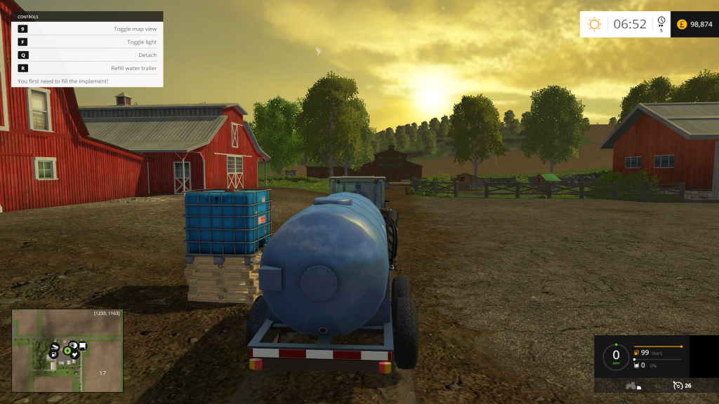 PLACEABLE IBC TANK WITH WATER TRIGGER OBJECT - FS 15 Objects Mod Download