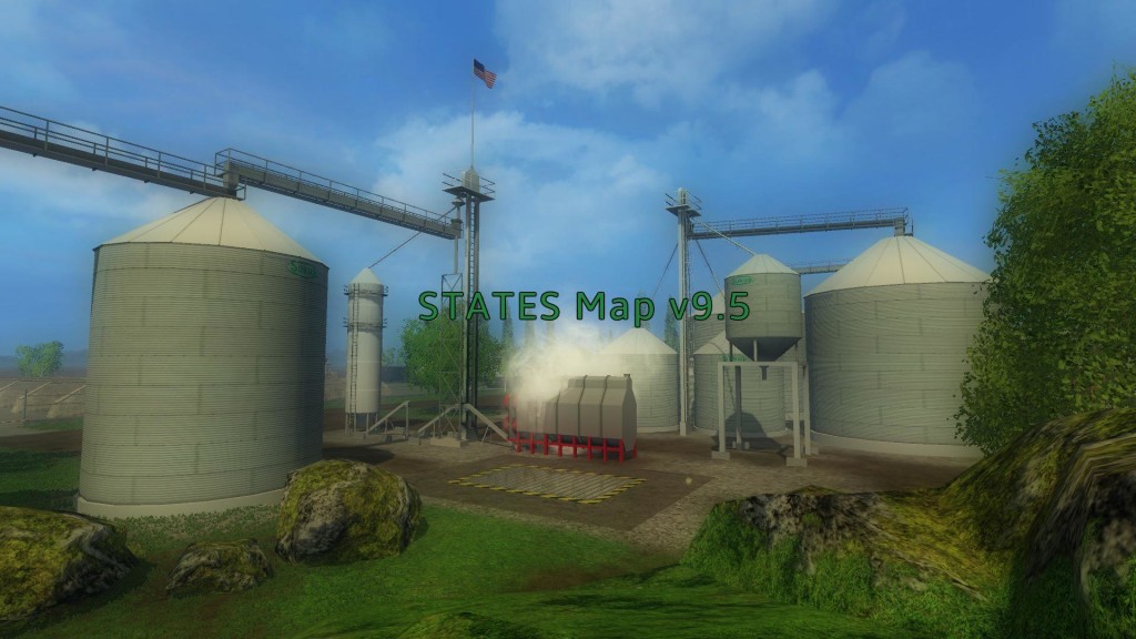 STATES V9.5 MAP - FS 15 Maps Mod Download