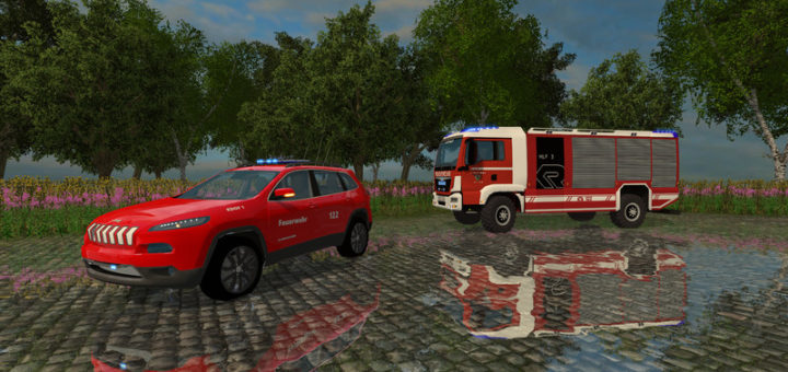 Jeep Cherokee - Farming simulator 19 / 17 / 15 Mods