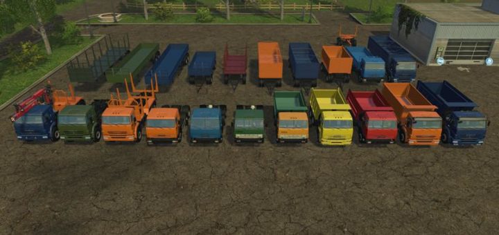 CLAAS XERION 5000 WASHABLE V2 PACK FS15 - FS 15 Packs Mod Download