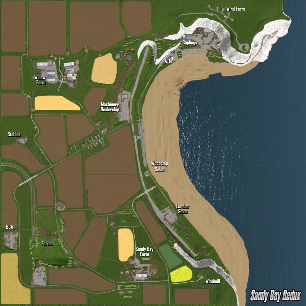 SANDY BAY REDUX MAP V 2.0 LS 2015 - FS 15 Maps Mod Download