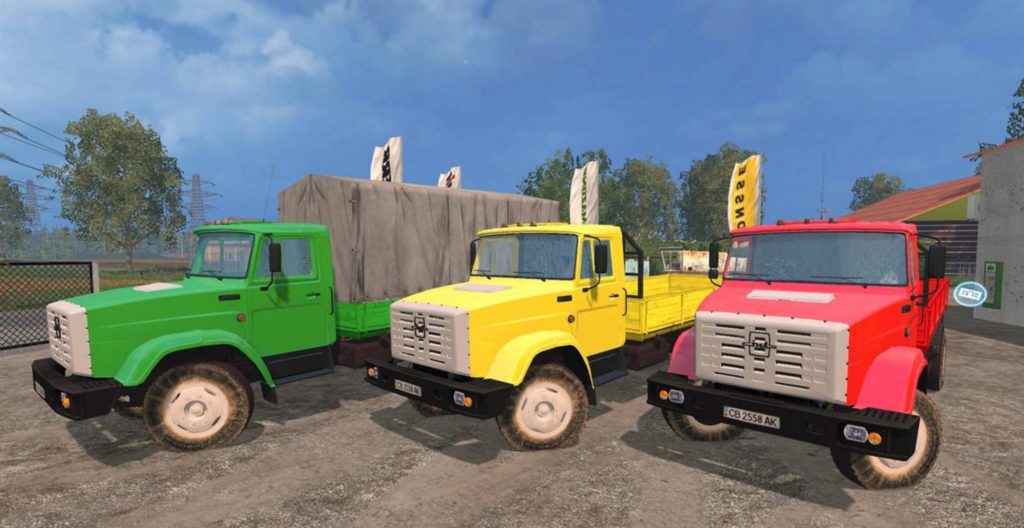ZIL 4331 v 1.0.1 Truck - Farming simulator 19 / 17 / 15 Mod