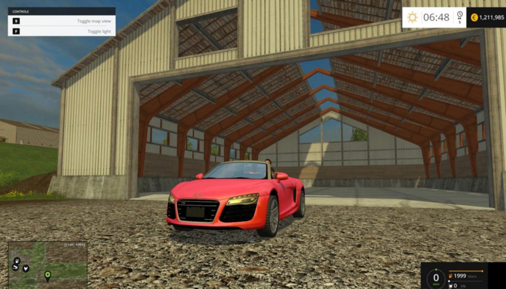 Audi R8 Spyder 2015 v1.0 Car - FS 15 Cars Mod Download