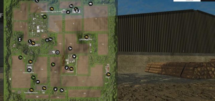 POLSKA WIEŚ I POLSKIE MASZYNY MAP LS15 - Mod Download