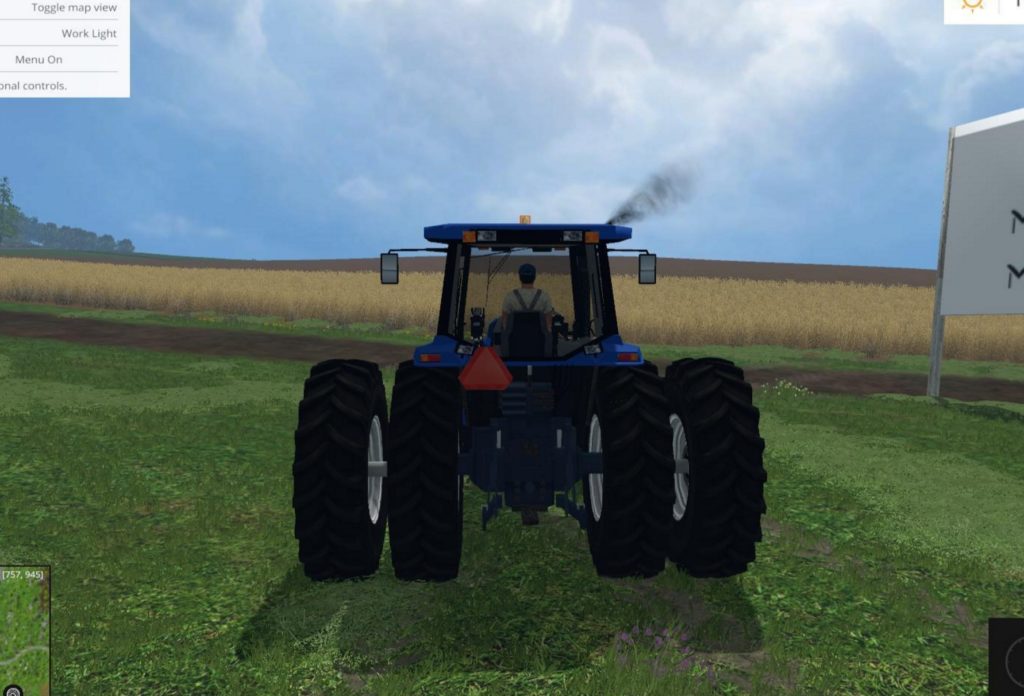 FORD 8970 US WITH FRONT ATTACHER V1 FS15 - FS 15 Tractors Mod Download
