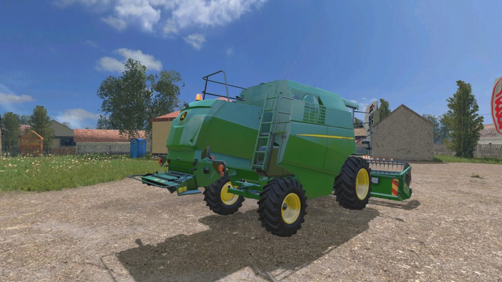 John Deere W330 V1.1 Combine (2) - Farming simulator 19 / 17 / 15 Mod