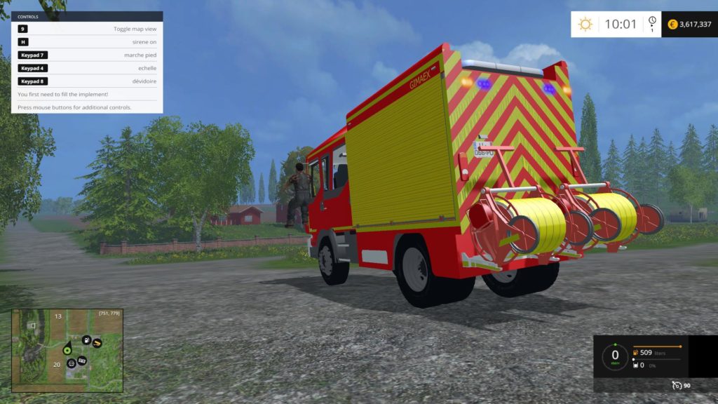 fptl-pompier-v1-0-fs15-6 - Farming simulator 19 / 17 / 15 Mod