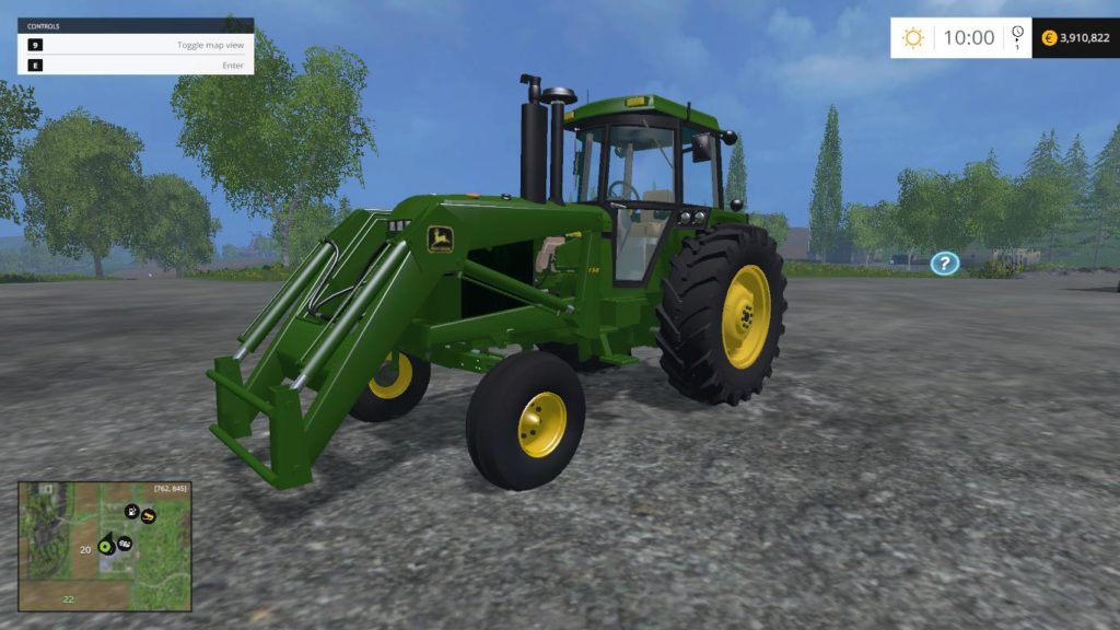 JOHN DEERE 4455 V2.2 TRACTOR - FS 15 Tractors Mod Download